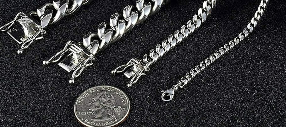 Durable & Stylish Thick Stainless Steel Chain for Style