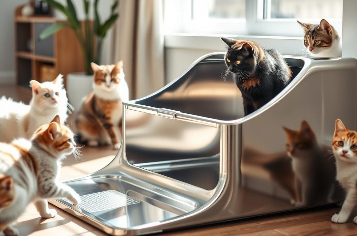 Stainless Steel Litter Box: Durable Cat Care Solutions ...