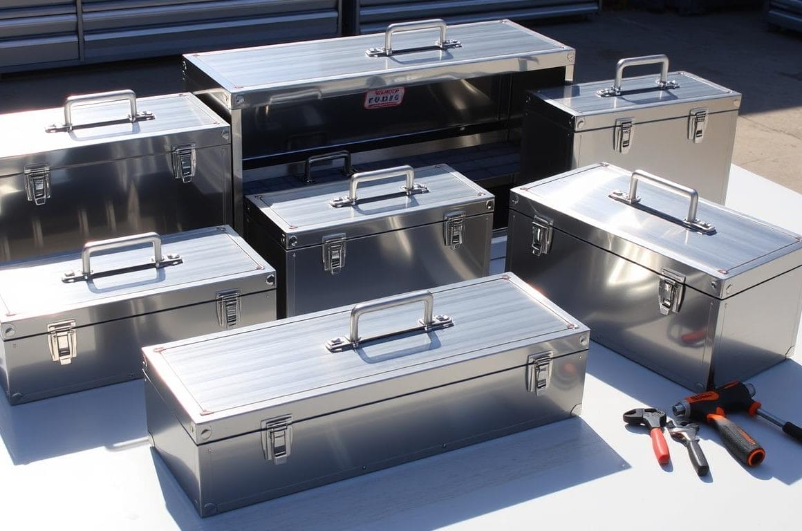 Premium Stainless Steel Tool Box Selection
