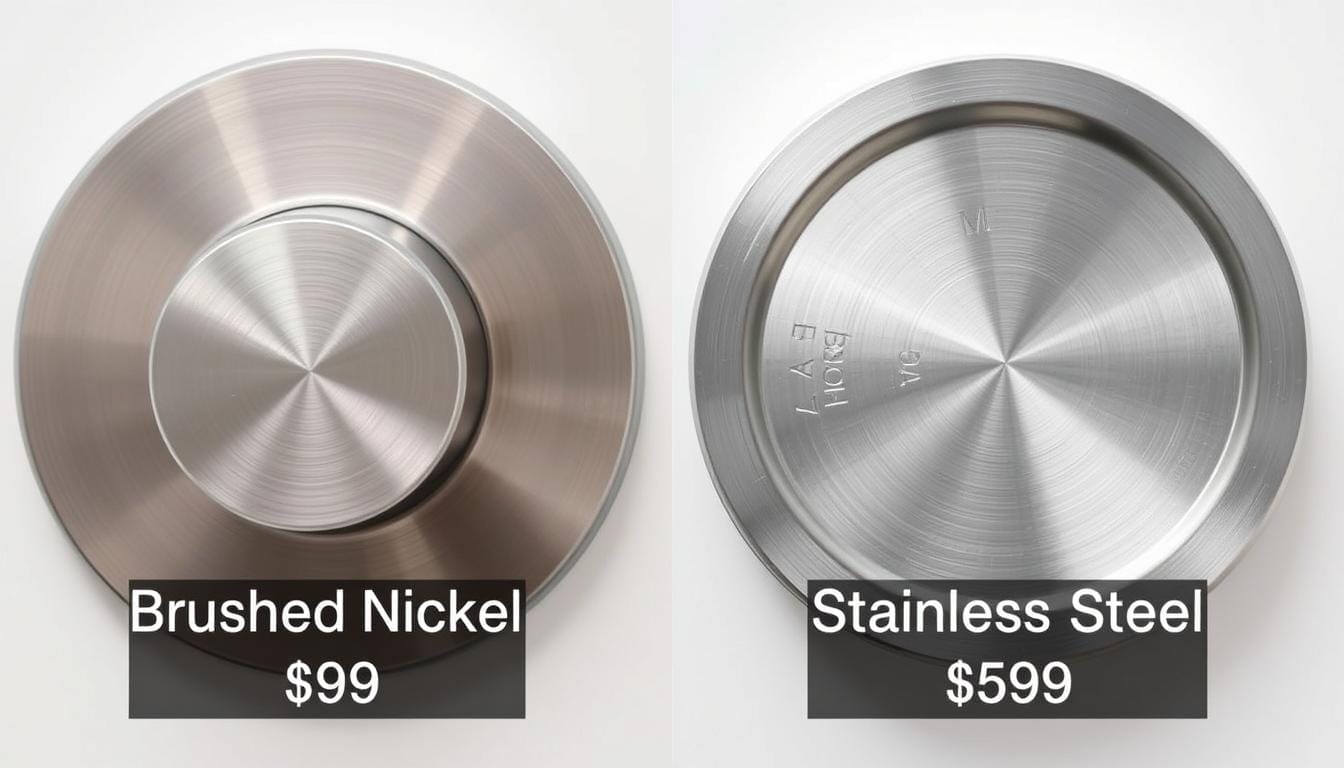 Stainless Steel Versus Brushed Nickel: Key Differences