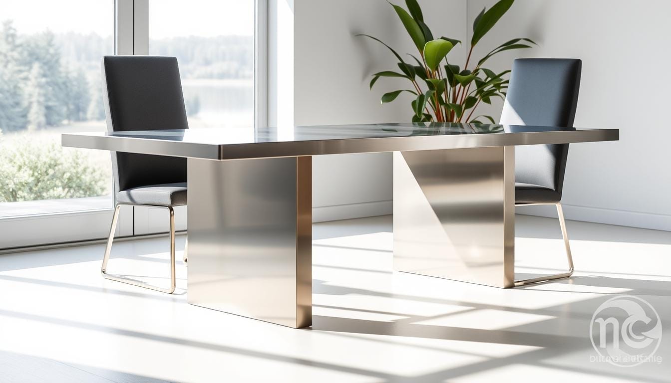 Stainless Steel Dining Table: Versatile and Hardwearing
